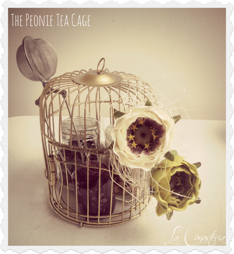 The Tea Cages: Flowers and Chai - La Canastería Blog