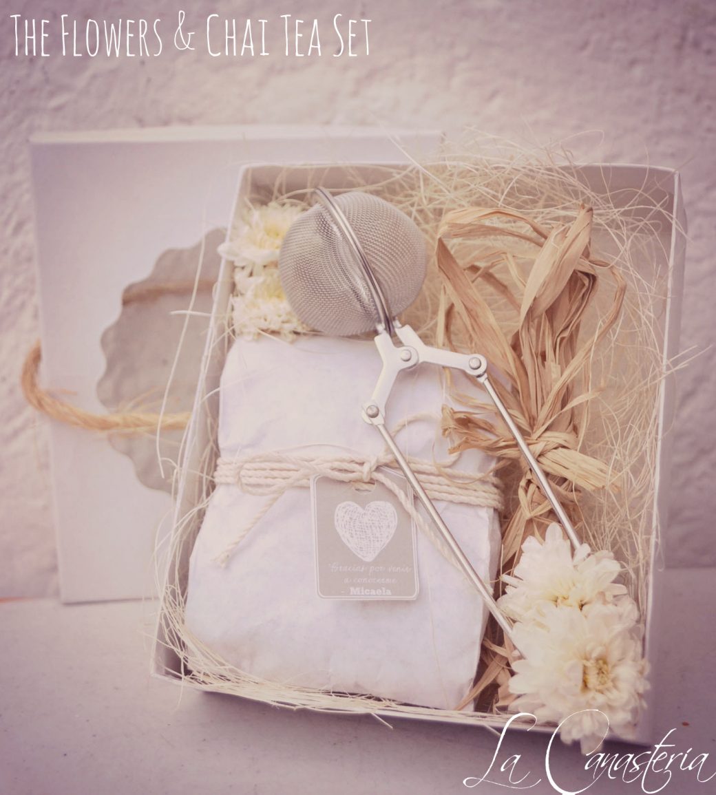 The Flowers and Chai Tea Set - La Canastería Blog