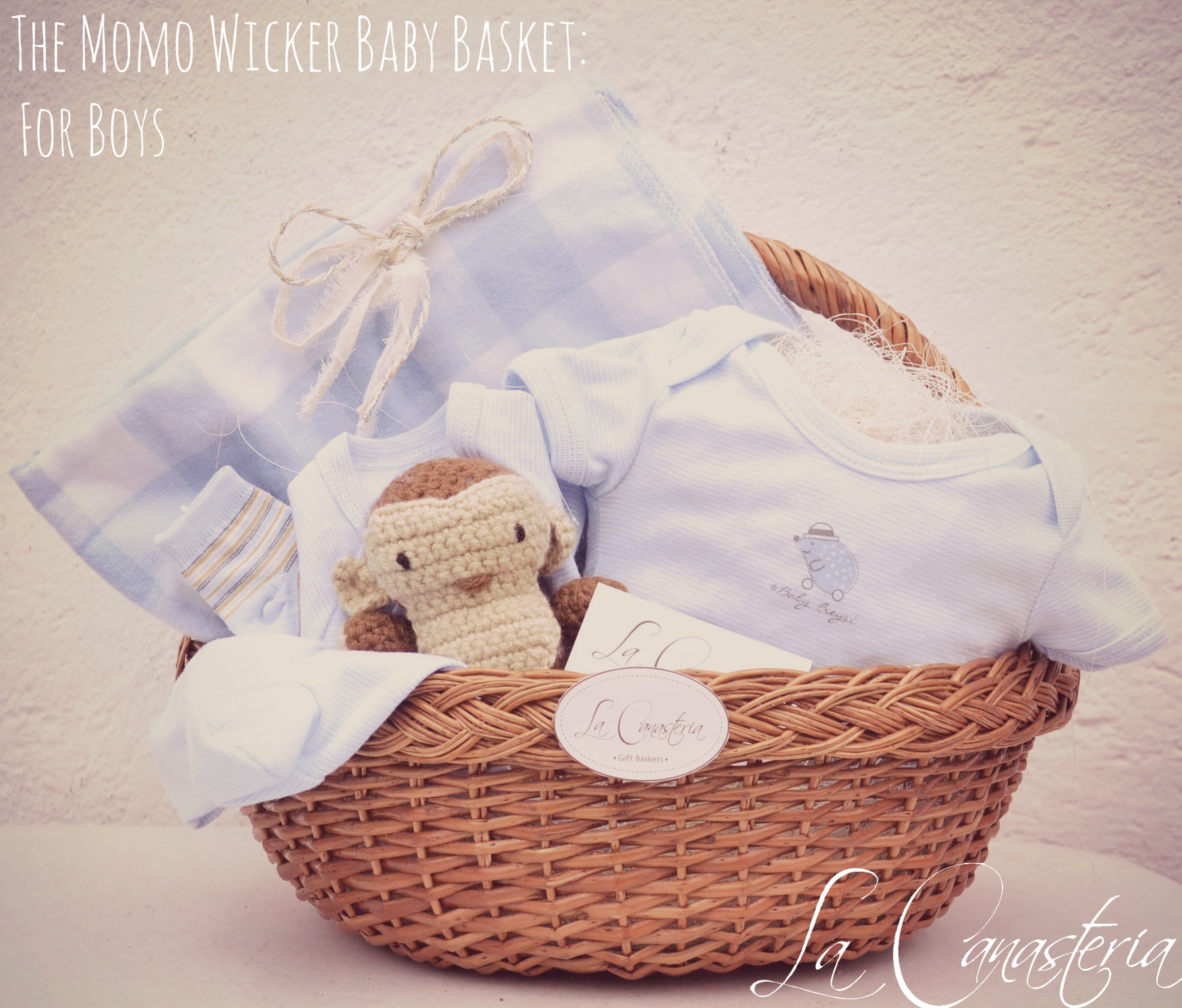 The Momo Wicker Baby Basket: For Boys - La Canastería Blog